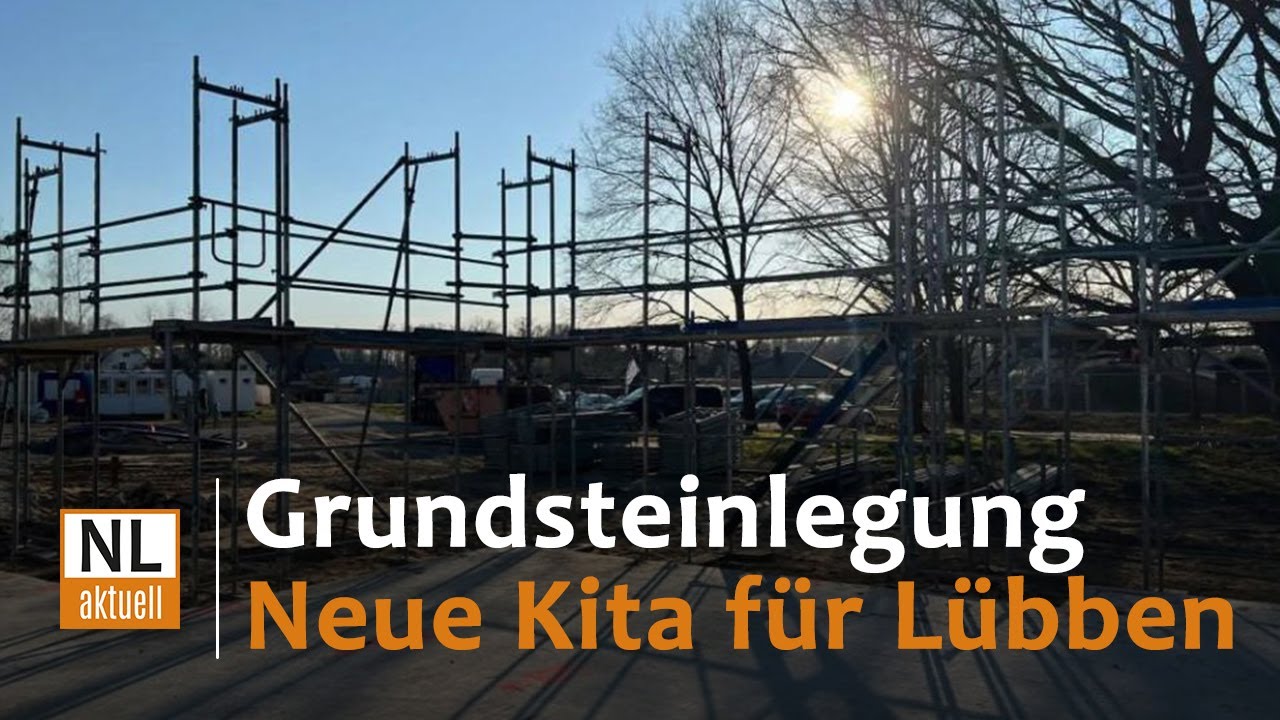 Grundstein für Lübbens neue Kita gelegt. Wettbewerb zur Namensfindung | NIEDERLAUSITZ aktuell