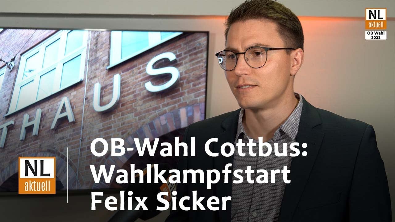 OB-Wahl Cottbus: FDP-Kandidat Felix Sicker in Wahlkampf gestartet ...