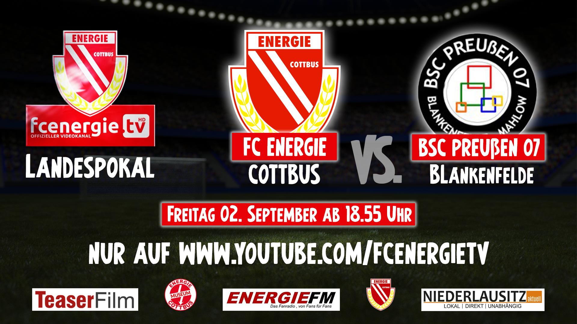LIVE! Fußball-Landespokal: Blankenfelde-Mahlow empfängt Energie Cottbus ...