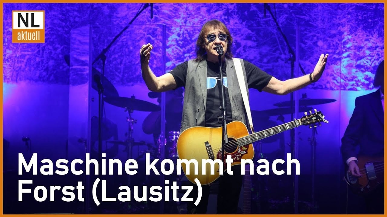 Maschine live in Forst. Großer Ostrock-Abend im Rosengarten ...