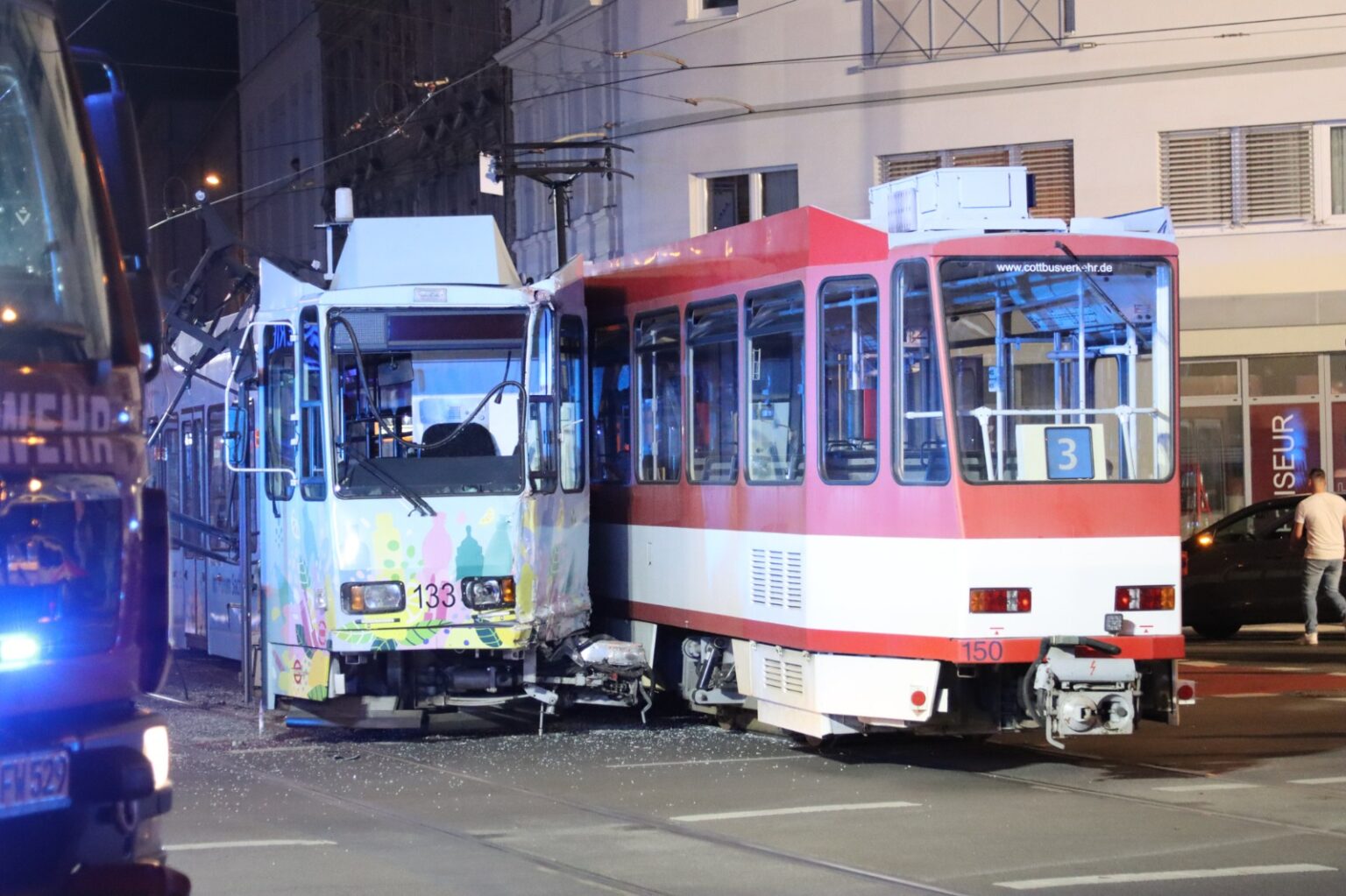 Schwerer Straßenbahnunfall in Cottbus. Verkehr aktuell eingeschränkt | NIEDERLAUSITZ aktuell