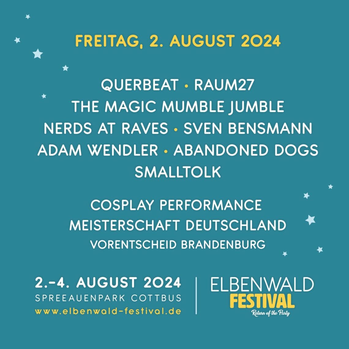 Elbenwald Festival 2024 in Cottbus. Erster Programmausblick & Neues ...