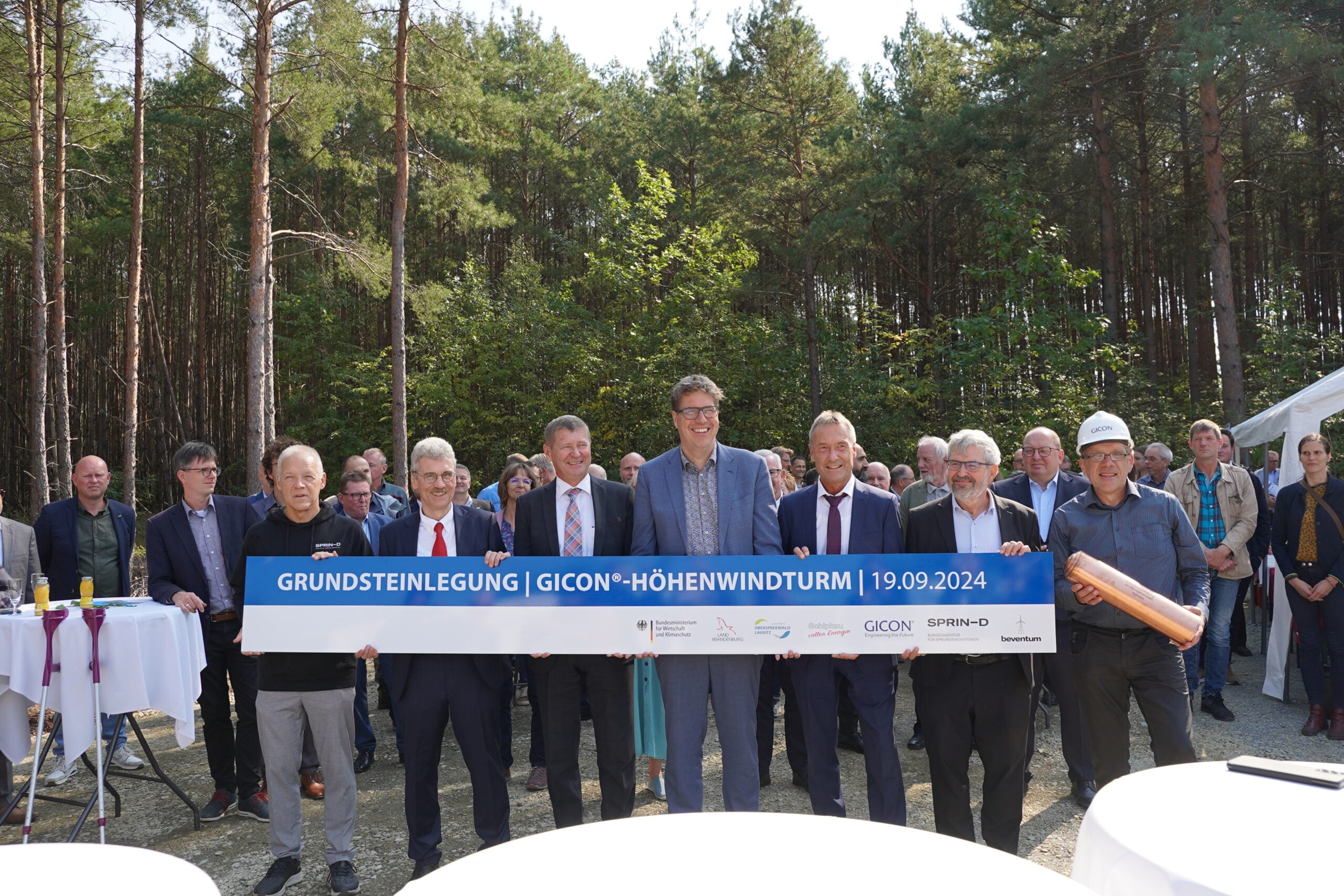 Grundstein für weltweit höchstes Windrad in Klettwitz gelegt ...